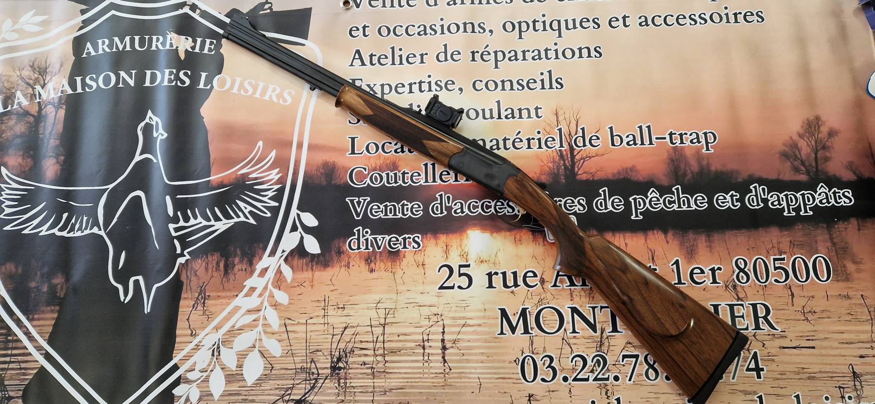 Nouvelle carabine express CHAPUIS S12 édition limitée Aimpoint